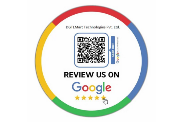 Google Review QR Code - Grow Google Business Listing Reviews